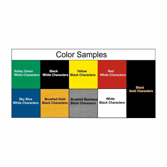 Shield Shape Address Sign - Badge House Number Plaque