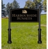 Sign and Posts For Entrance, Community Name, Business, Church, Subdivision