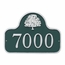 Address Sign With Tree - Choose Palm Tree, Bonsai Tree Or Other Tree