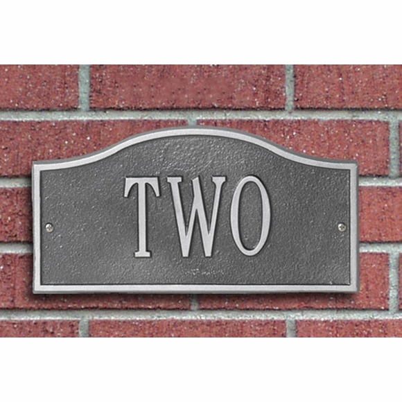 Small Arched Address Plaque