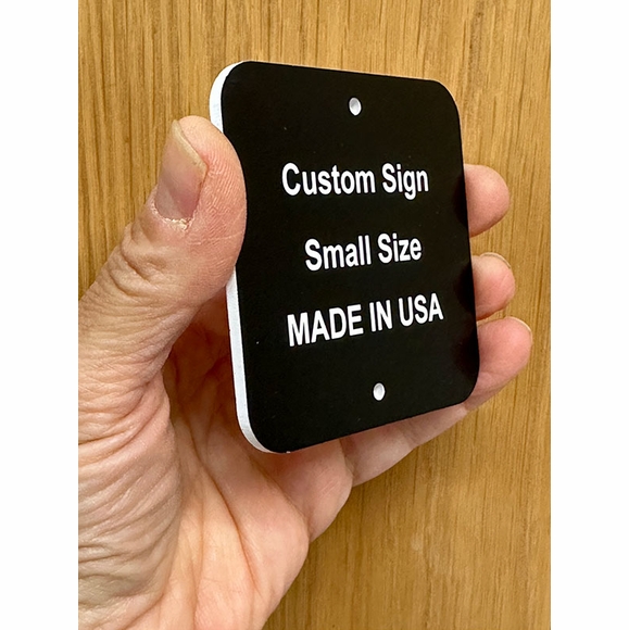 Small Custom Sign 3x3
