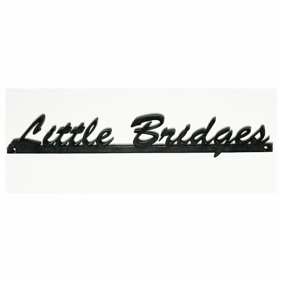 Small Spelled Out Cursive Script Word Sign