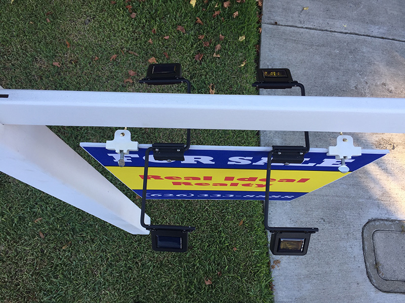 Solar Light That Attaches To Hanging Signs - For Real Estate Sign ...