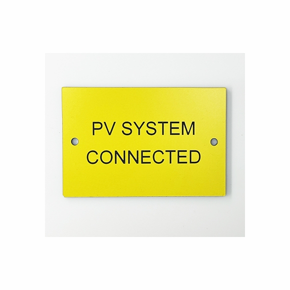 Solar Photovoltaic or Electrical System Signs - Custom Made