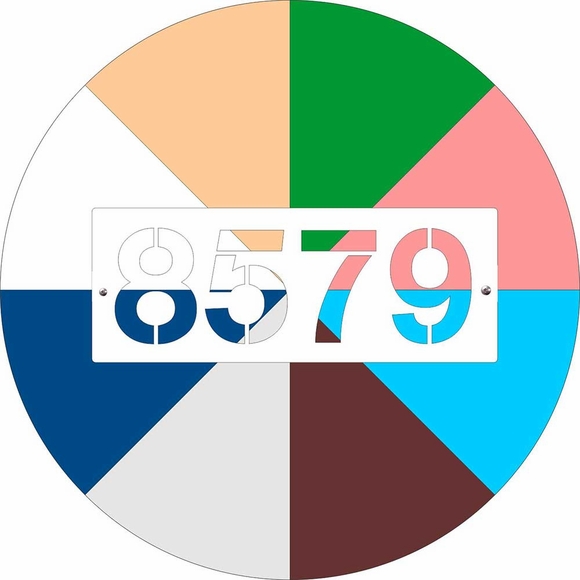 Stencil House Number Sign