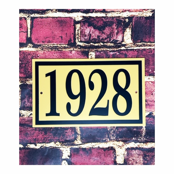 Street Address Plaque