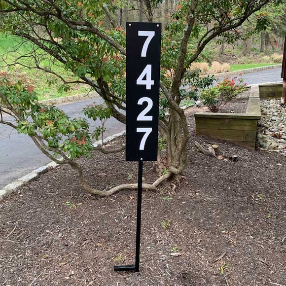 Tall Metal Sign Post