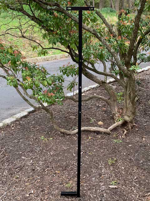 Tall Metal Sign Post