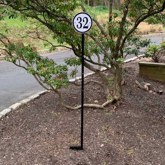 Tall Metal Sign Post