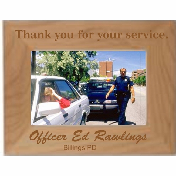 Thank You Engraved Picture Frame For First Responders, Grocery Workers ...