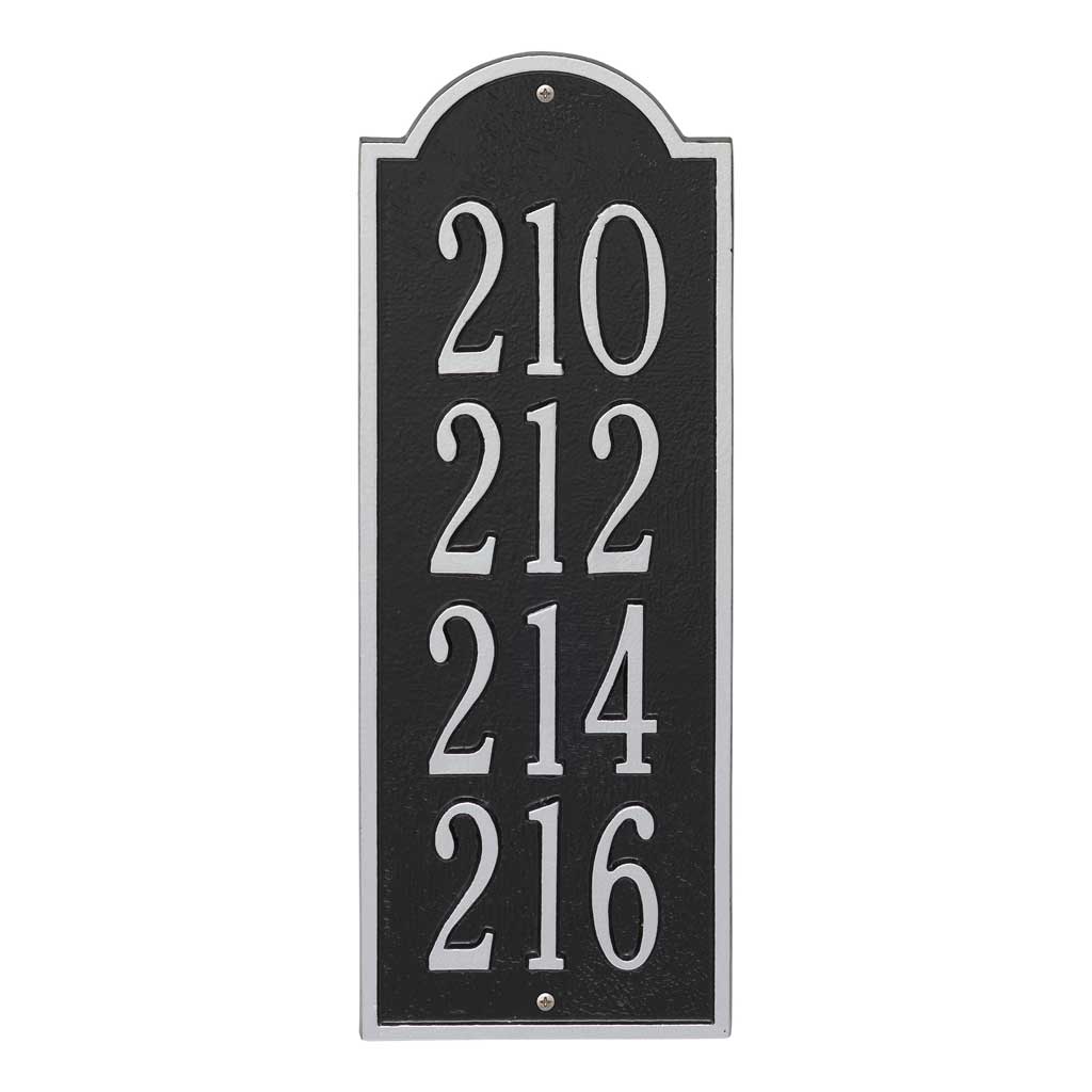 Town House Multi Unit Address Number Sign