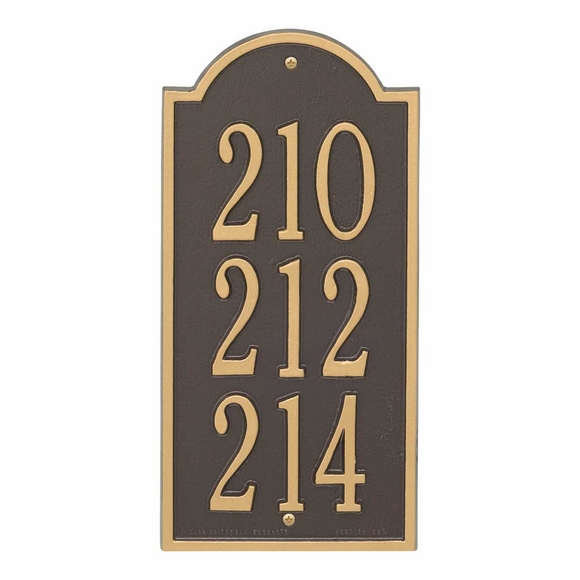 Town House Multi Unit Address Number Sign