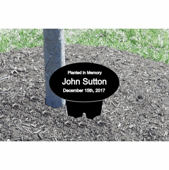 Tree Tag - Custom Engraved - For Memorial, Dedication, Recognition ...