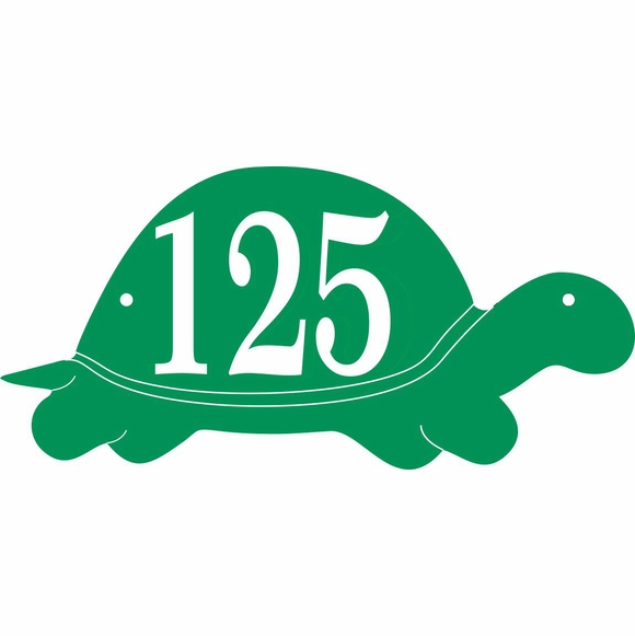 Turtle Shape Address Sign