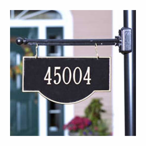 Two Sided Hanging Address Sign