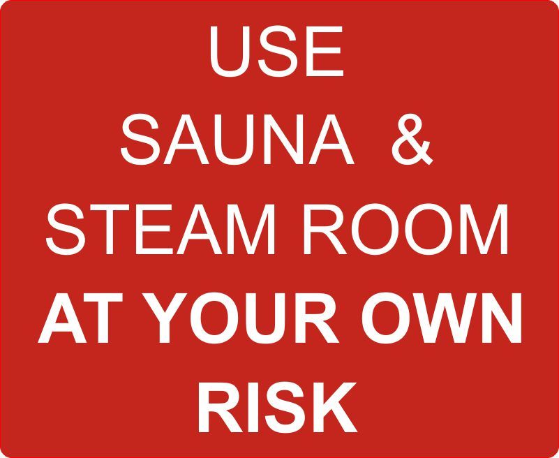 Custom Use At Your Own Risk Sign