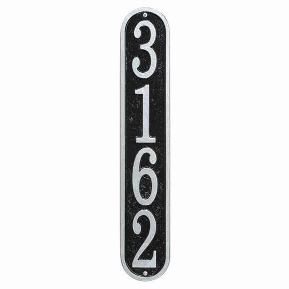 Vertical House Number Plaque - Address Sign