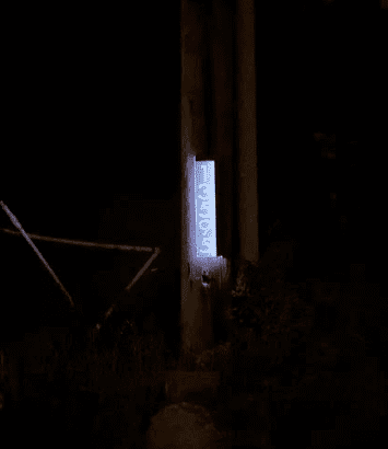 Vertical LED Lighted Address Sign for Wall, Post, or Mailbox - Choose ...