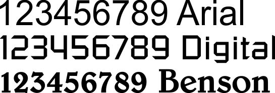 Vertical Mailbox Post Address Number Sign