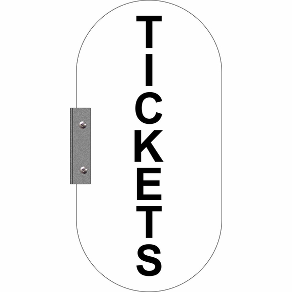 Vertical Sign, Two Sided - Hallway Corridor Plaque or House Number With ...