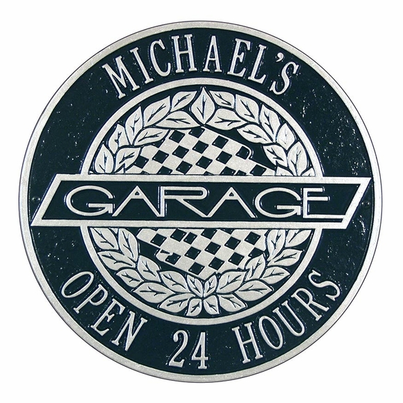Victory Lane Personalized Garage Sign