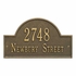 Wall Mount Address Sign - Arch Shape House Marker