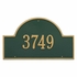 Wall Mount Address Sign - Arch Shape House Marker