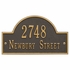 Wall Mount Address Sign - Arch Shape House Marker