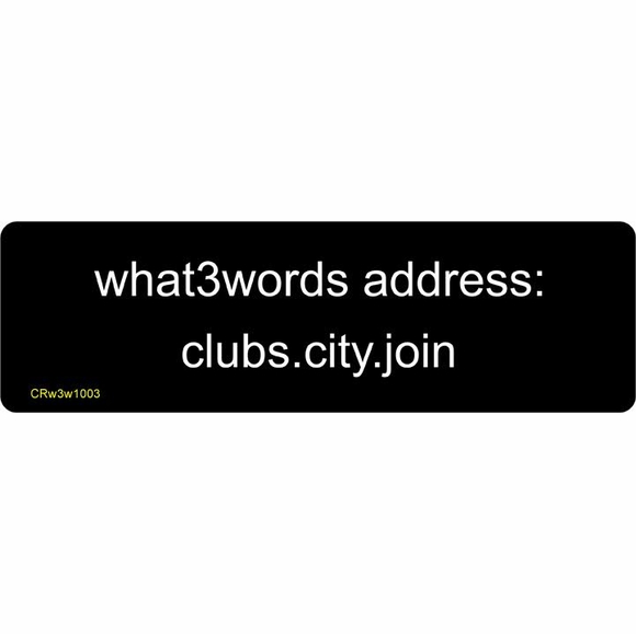 what3words Address Sign - 3 Word House Location Plaque