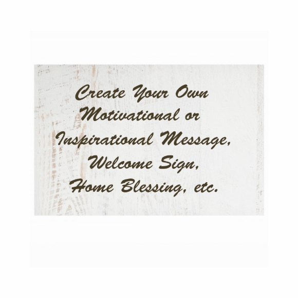 Personalized Wood Home Box Sign With Custom Saying, Inspirational ...