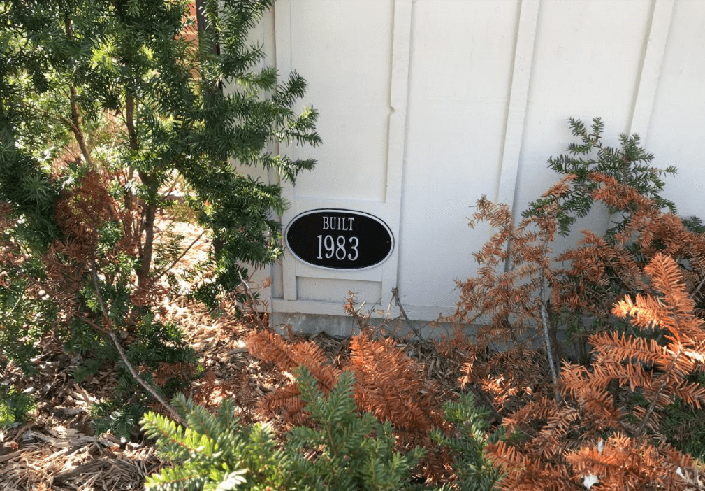 Year BUILT Sign - Custom Metal Plaque