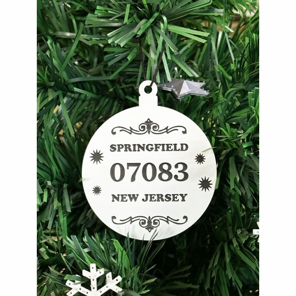 Zip Code Ornament