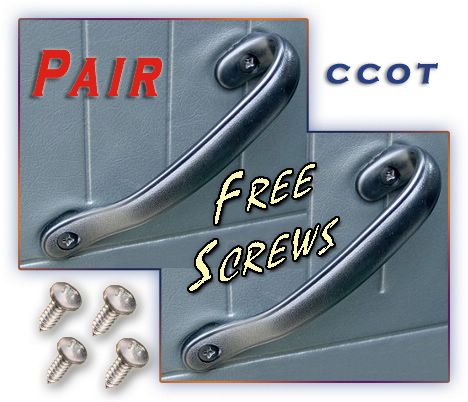 Door Pull Handles - FJ40/45 - 75-84 - Pair - Free Screws - 4 ea - Aft Mrkt