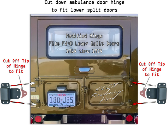 Hinge - Rear Split Doors