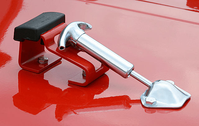 Hood Hook - Windshield - Kit - w/Hdwr - Stainless - Pair - Aft Mrkt