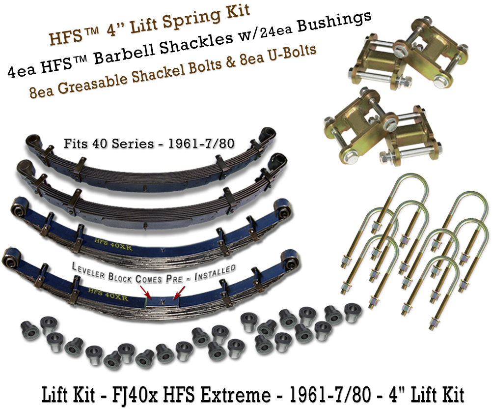 Heavy Duty "Hell for Stout™ " Lifts with "Soft Ride"