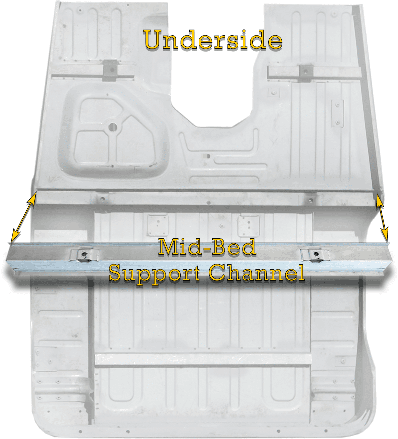 Bed Support Cross Channels FJ40