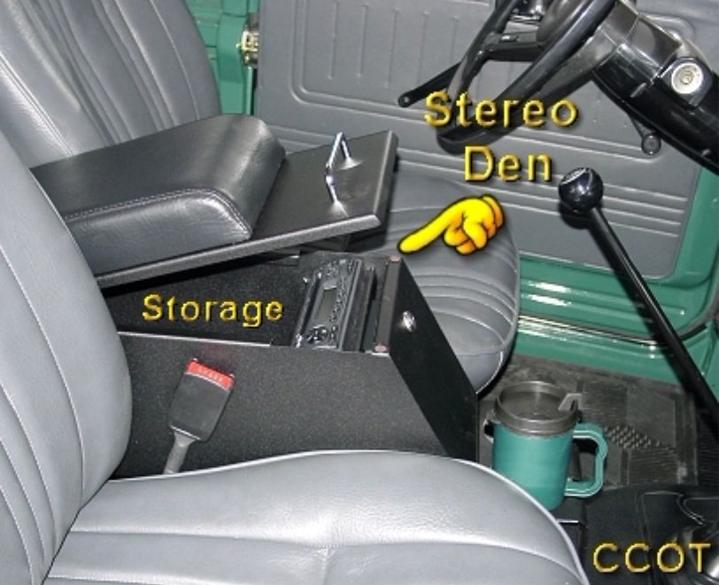 CCOT builds the 1st EVER bolt in FJ40 Console!