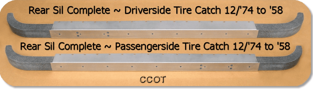 Complete FJ40 Rear Sill ~ High Quality ~ 1958 ~ 1984