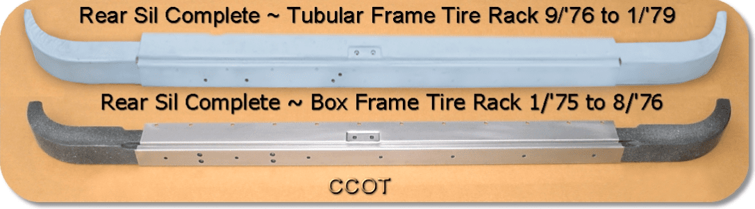 Rear Sill ~ Complete '75 to '78