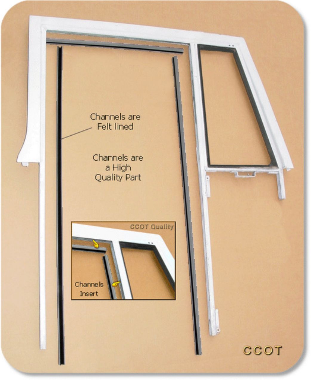 Replace Old Channels Perfectly with OEM or Aftermarket