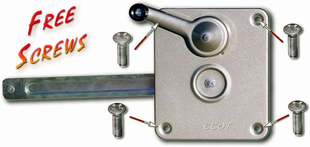 Window Regulator - Driver LT Side 63-74 - FREE Screws 4 ea. Aft Mrkt