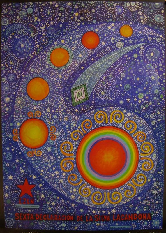 Poster, EZLN Sixth Declaration 17"x23" [sold]