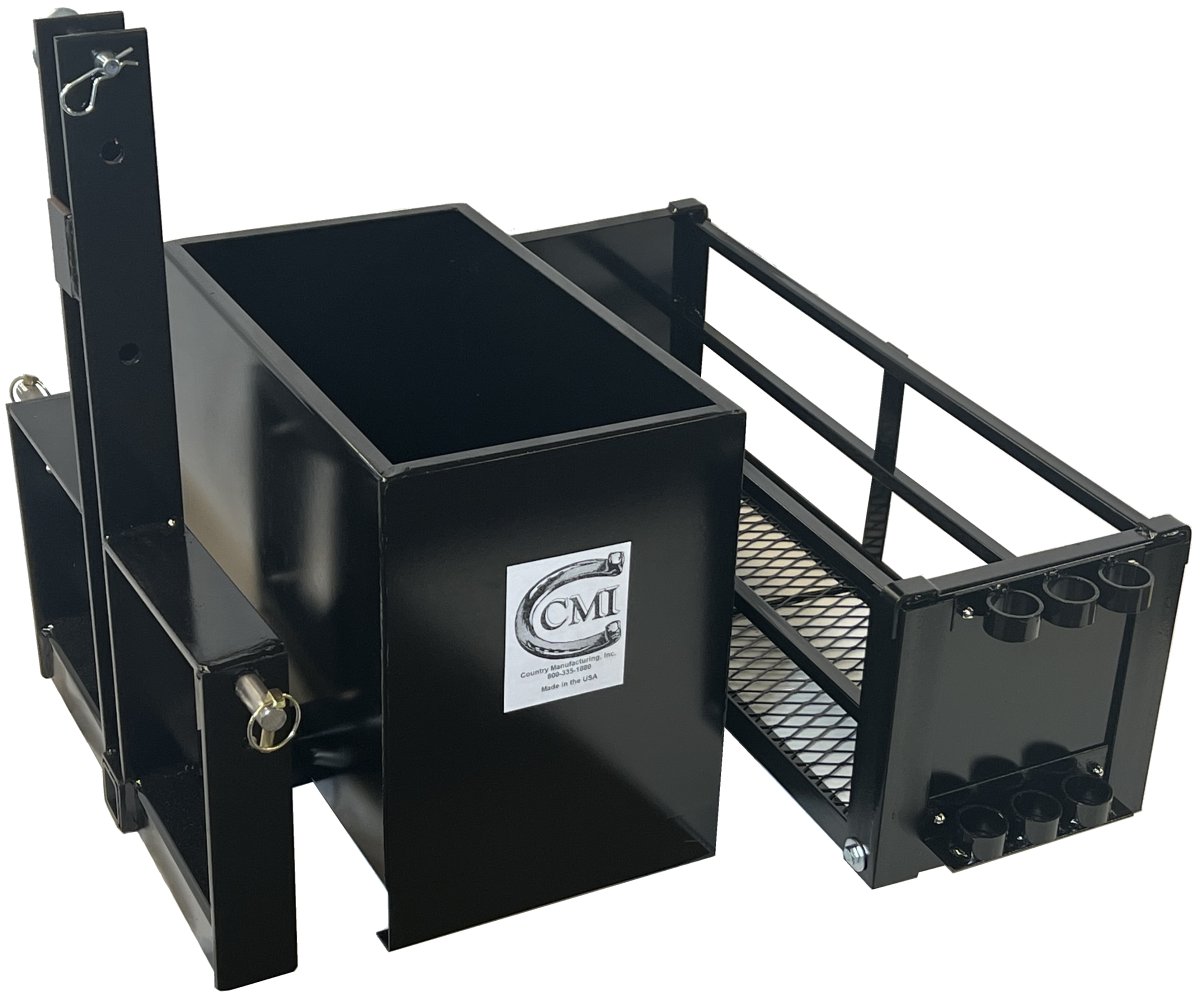 3 point hitch Ballast Box with Tool Carrier