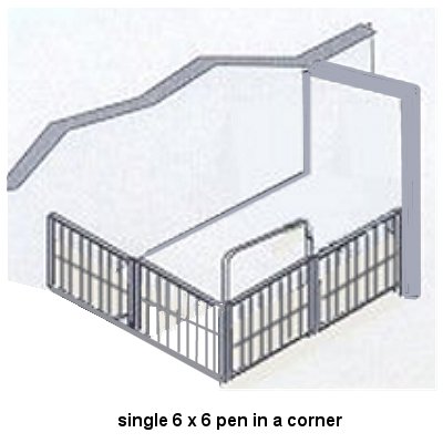 Goat or Sheep Pen for a Barn Corner