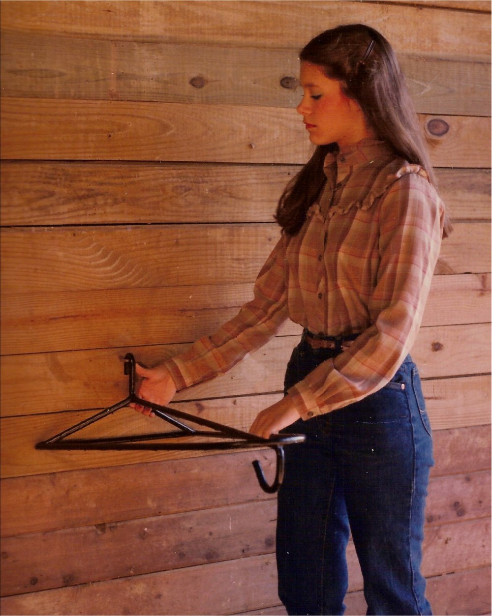 Western Saddle Rack