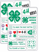4-H Scrapbook Papers & stickers (It Takes Two) (6_choices)