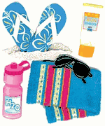 Beach, Seashore & Summer, scrapbook stickers (41_choices)