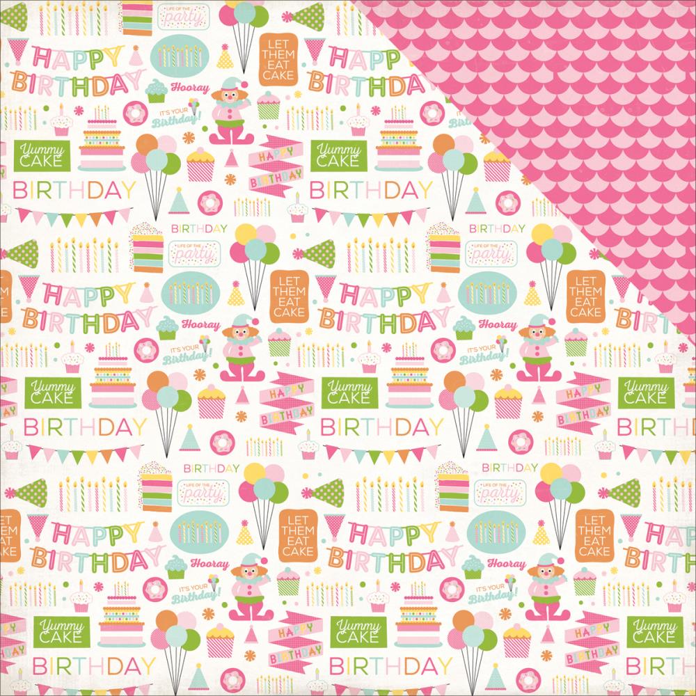 Birthday Wishes Girl Collection, Birthday Party, double-sided cardstock ...