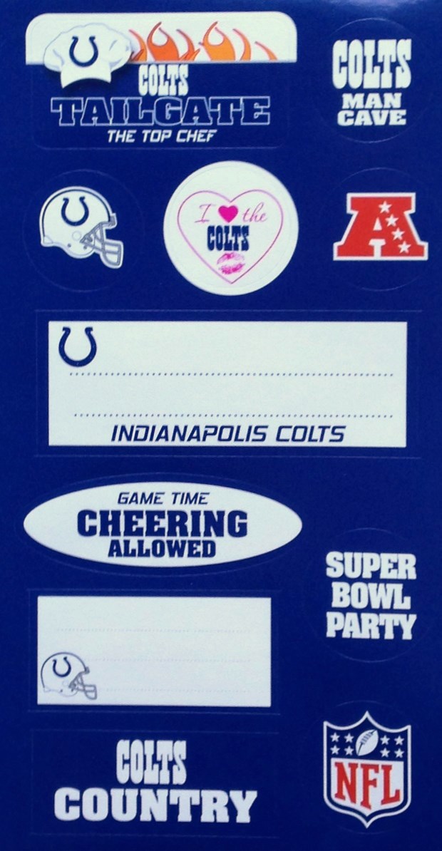 NFL Album, Indianapolis Colts NFL Album & 9x9" Complete Scrapbook Kit ...